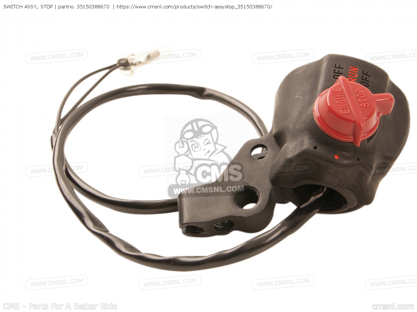 35150388670: Switch Assy., Stop Honda - buy the 35150-388-670 at CMSNL