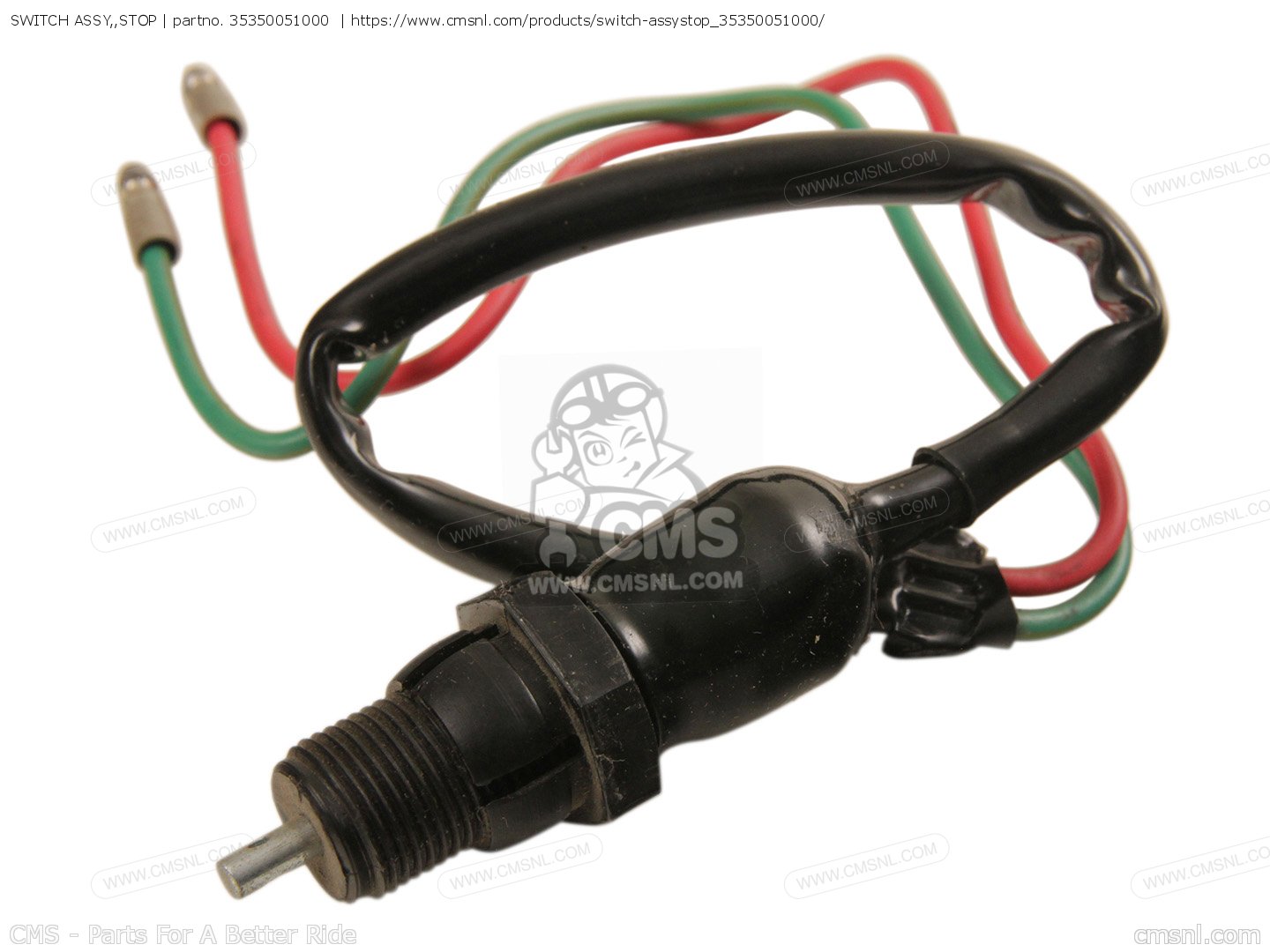 35350051000: SWITCH ASSY,,STOP Honda - buy the 35350-051-000 at CMSNL