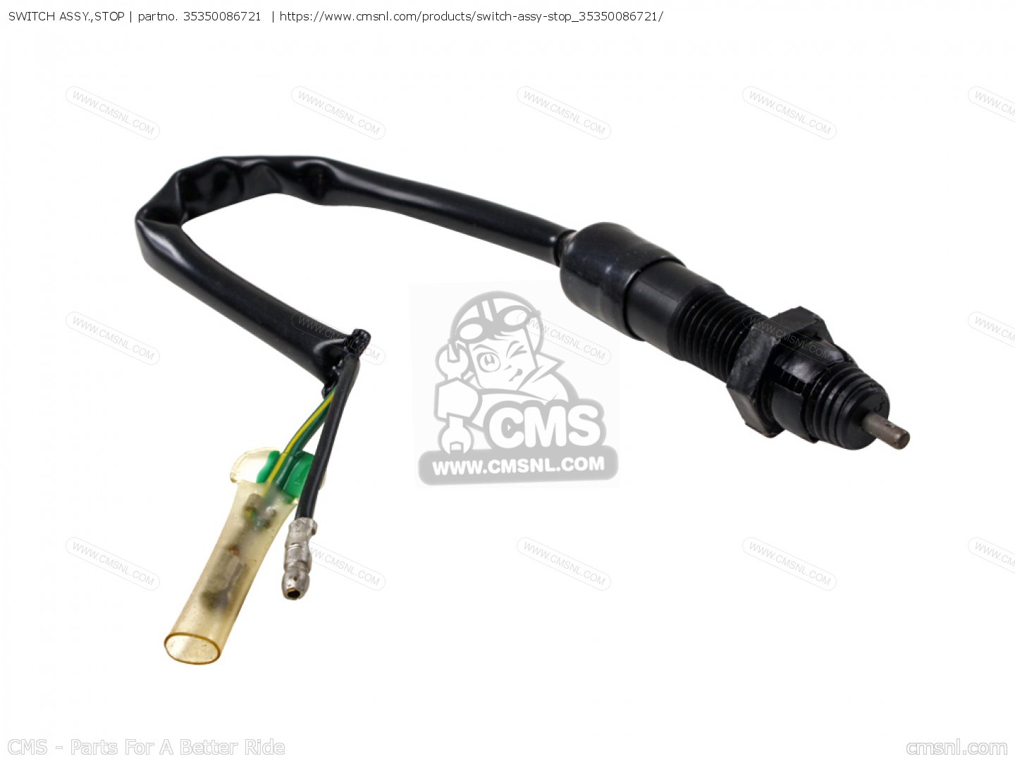 35350086721: SWITCH ASSY.,STOP Honda - buy the 35350-086-721 at CMSNL