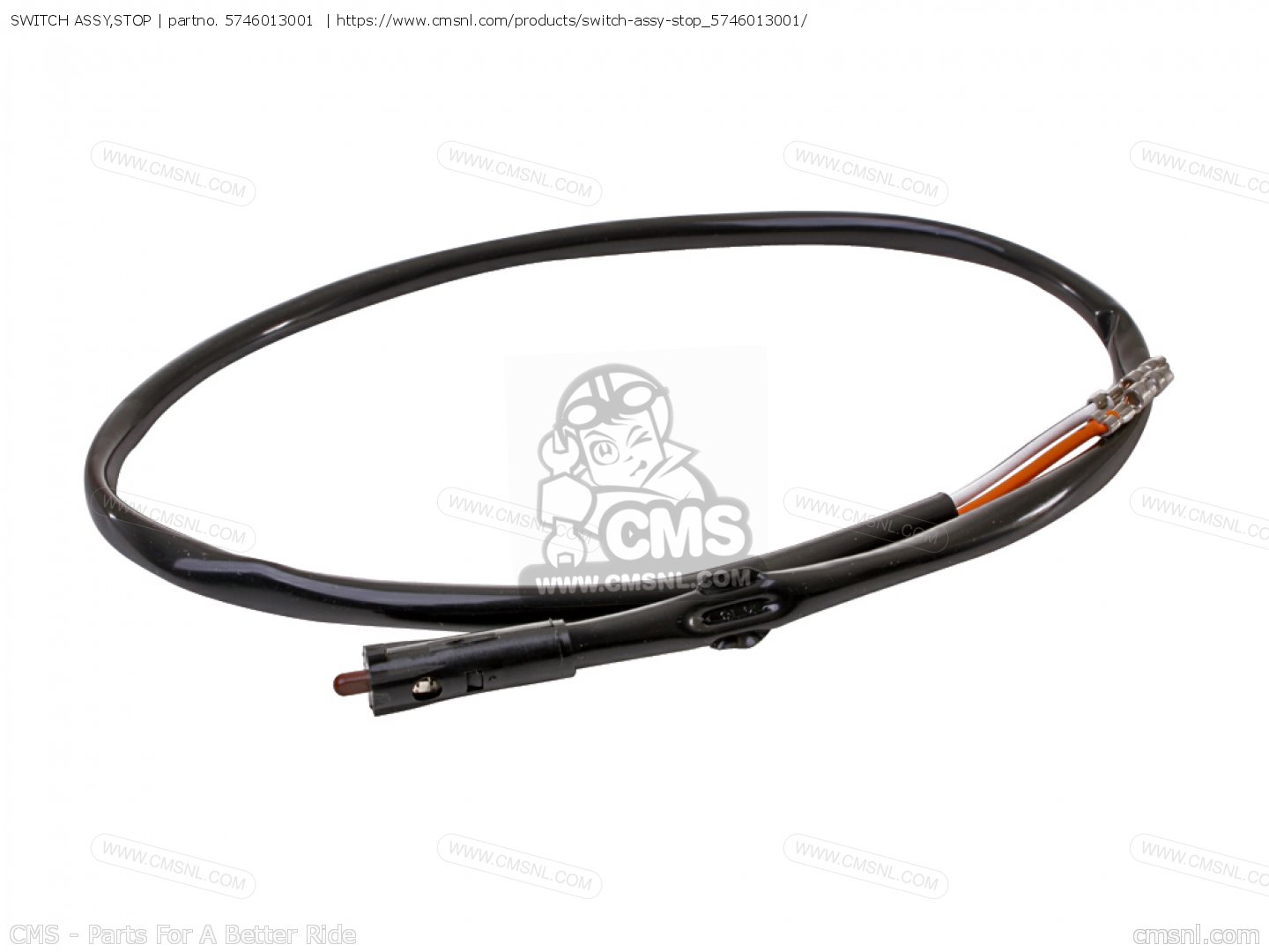 SWITCH ASSY,STOP for DR500R 1986 (G) - order at CMSNL