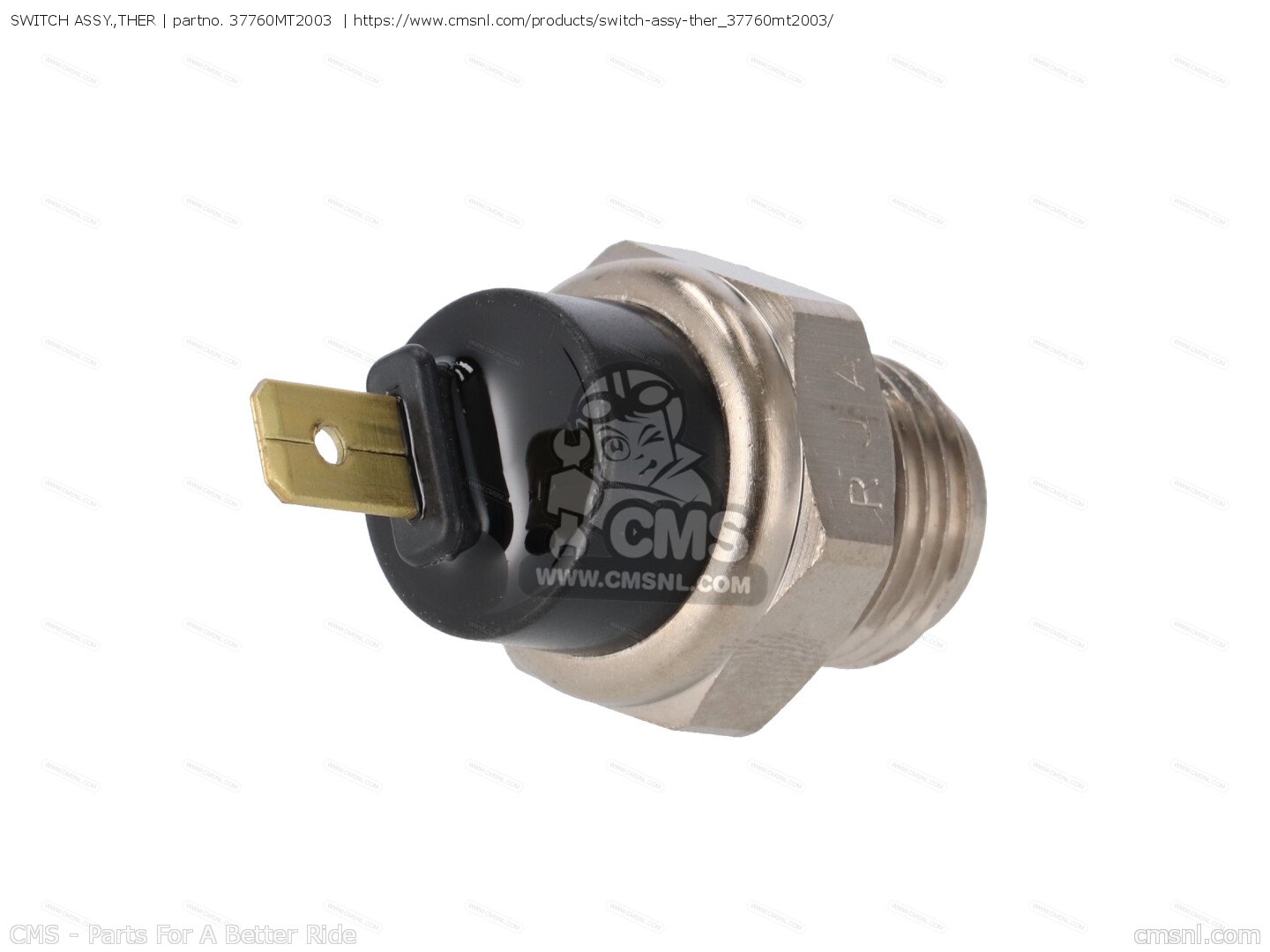37760MT2003: SWITCH ASSY.,THER Honda - buy the 37760-MT2-003 at CMSNL