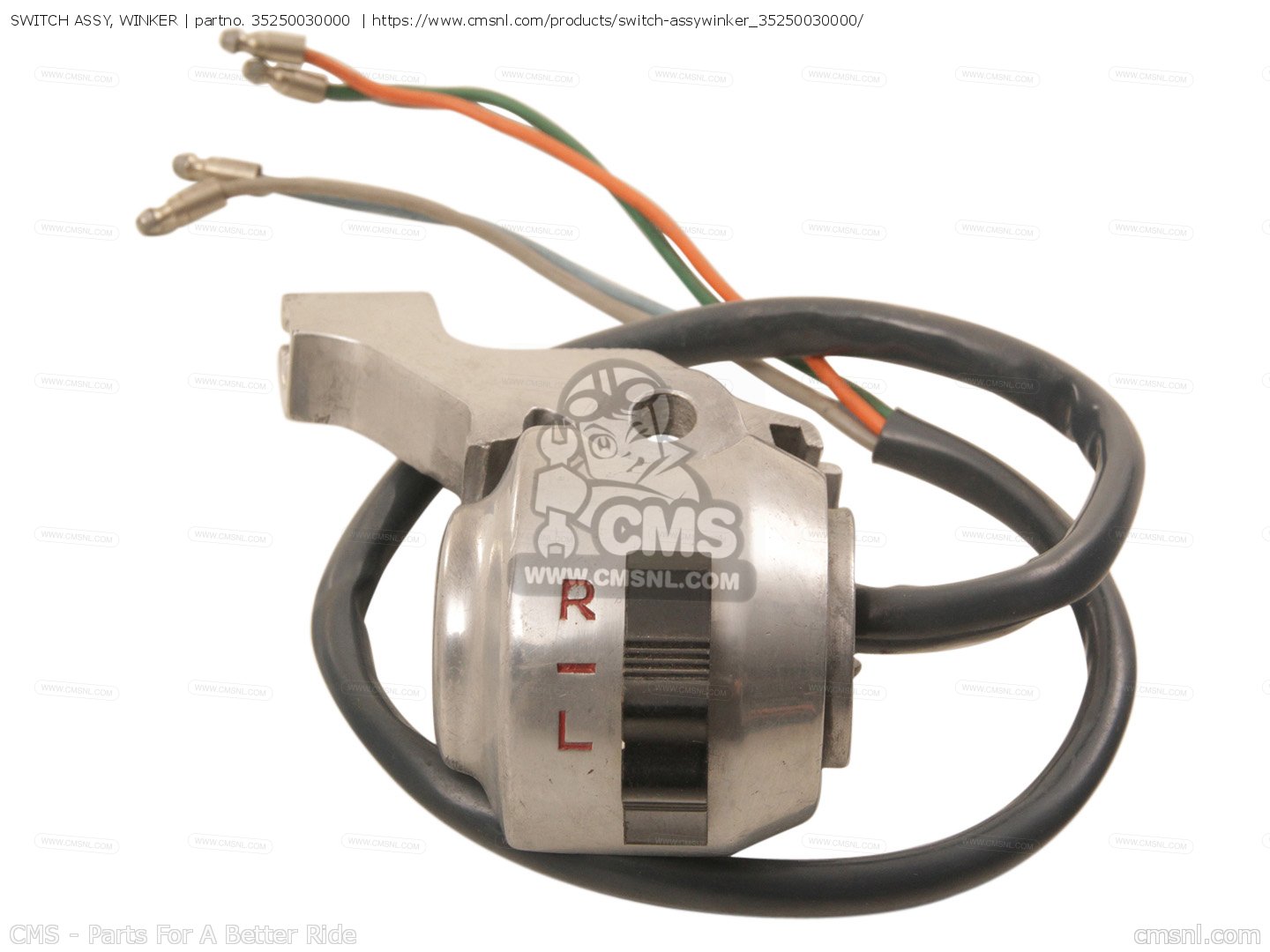 35250030000: Switch Assy, Winker Honda - buy the 35250-030-000 at CMSNL