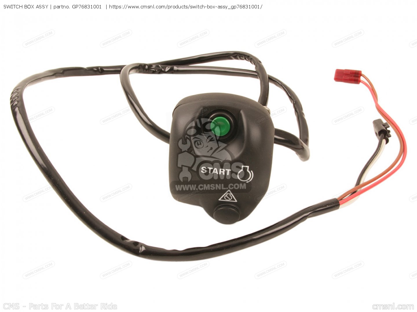 GP76831001: Switch Box Assy Yamaha - buy the GP7-68310-01 at CMSNL