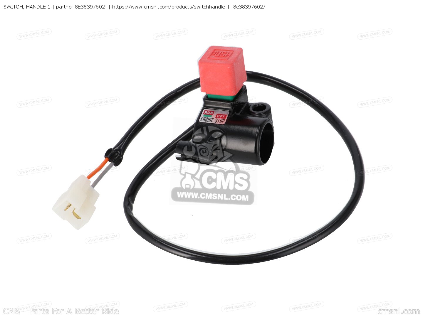 8E38397602: SWITCH, HANDLE 1 Yamaha - buy the 8E3-83976-02-00 at CMSNL