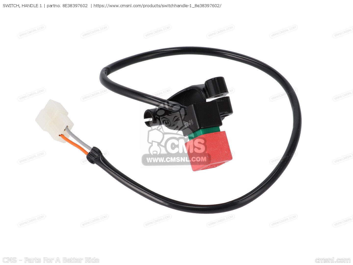 8E38397602: SWITCH, HANDLE 1 Yamaha - buy the 8E3-83976-02-00 at CMSNL