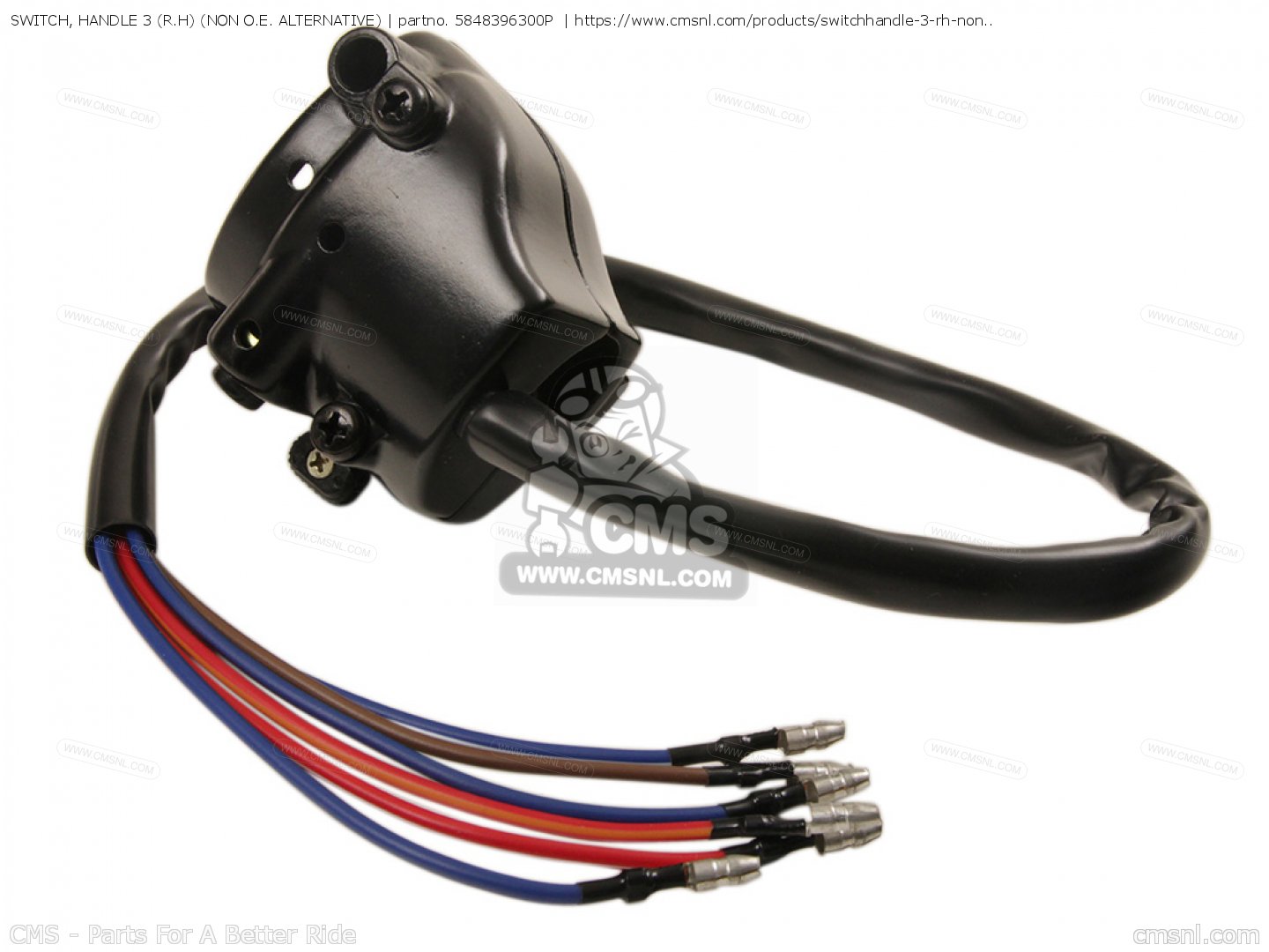 SWITCH, HANDLE 3 (R.H) (NON O.E. ALTERNATIVE) for Yamaha - order at CMSNL