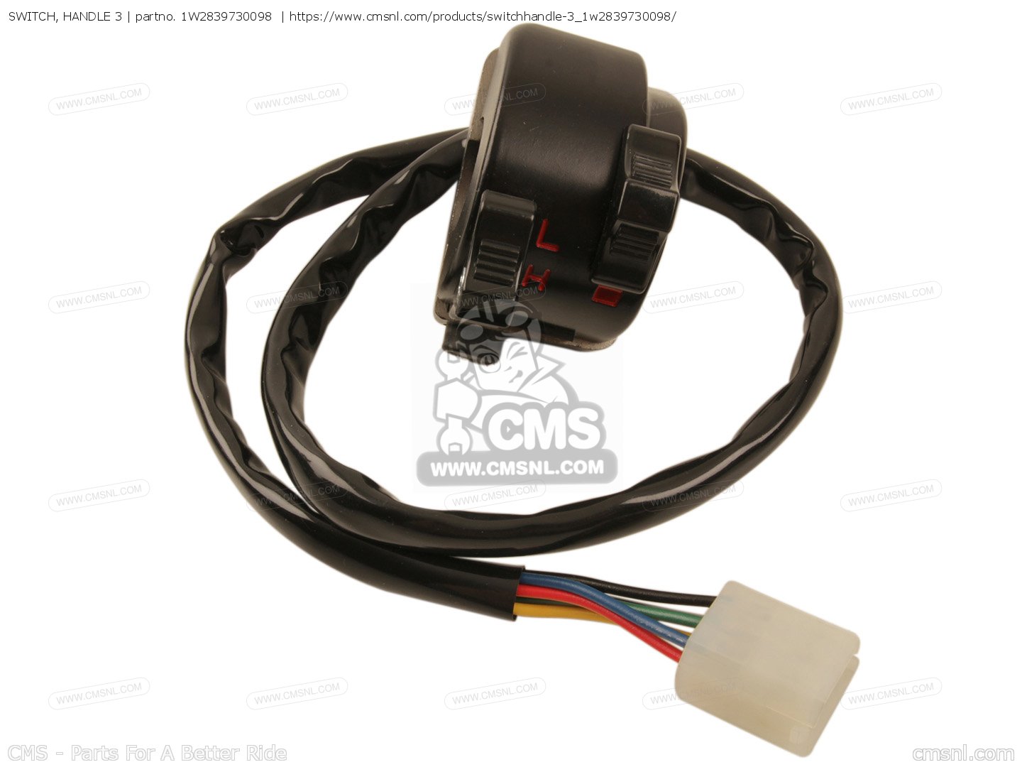 SWITCH, HANDLE 3 for Yamaha - order at CMSNL