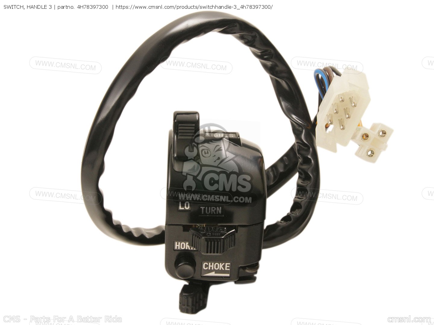 SWITCH, HANDLE 3 for Yamaha - order at CMSNL