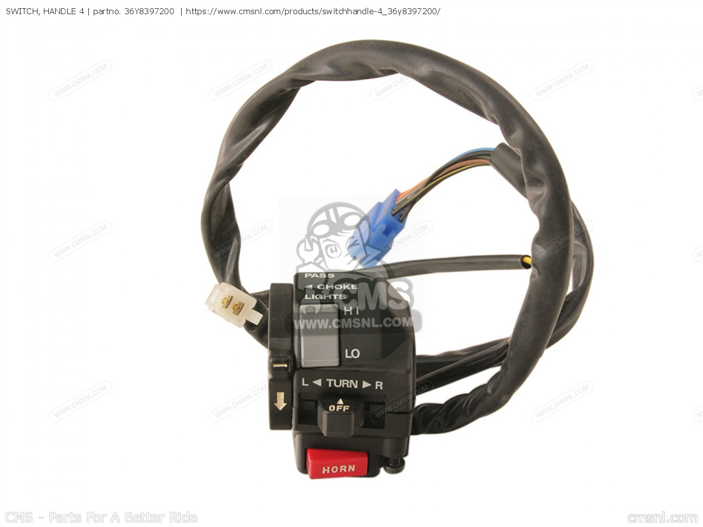 SWITCH, HANDLE 4 for Yamaha - order at CMSNL