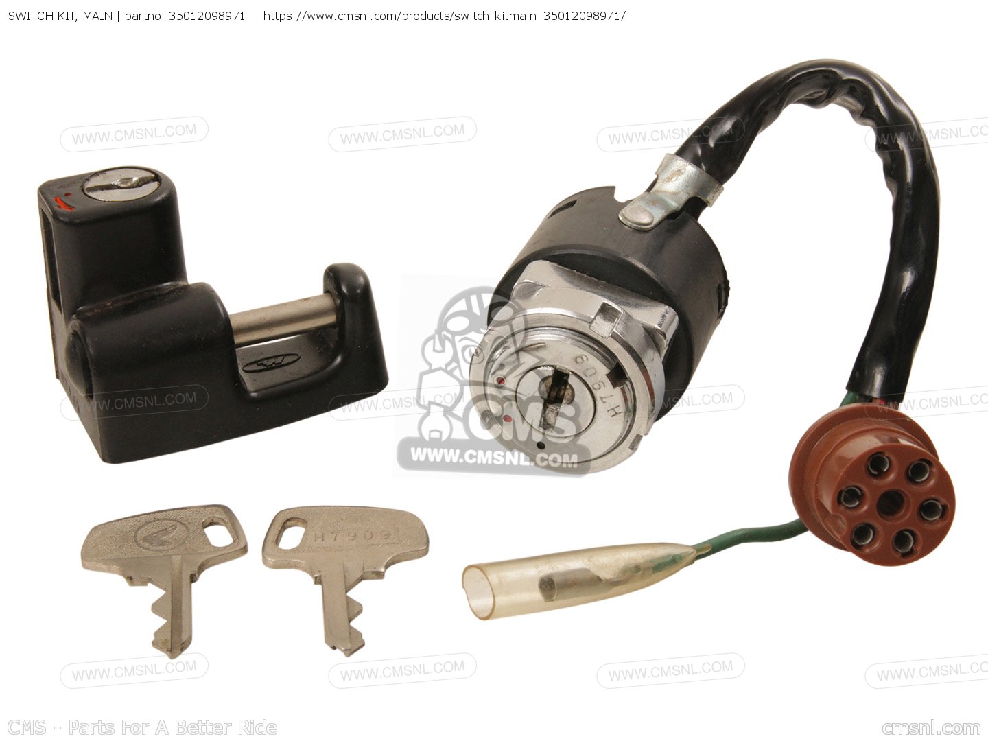 35012098971: SWITCH KIT, MAIN Honda - buy the 35012-098-971 at CMSNL