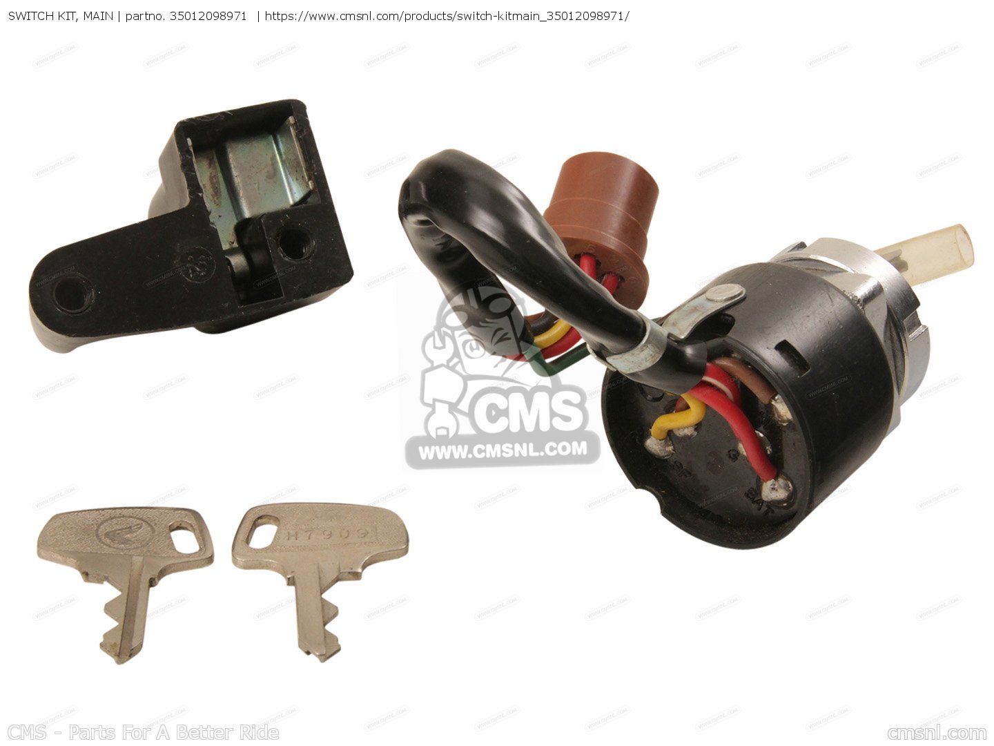 35012098971: SWITCH KIT, MAIN Honda - buy the 35012-098-971 at CMSNL