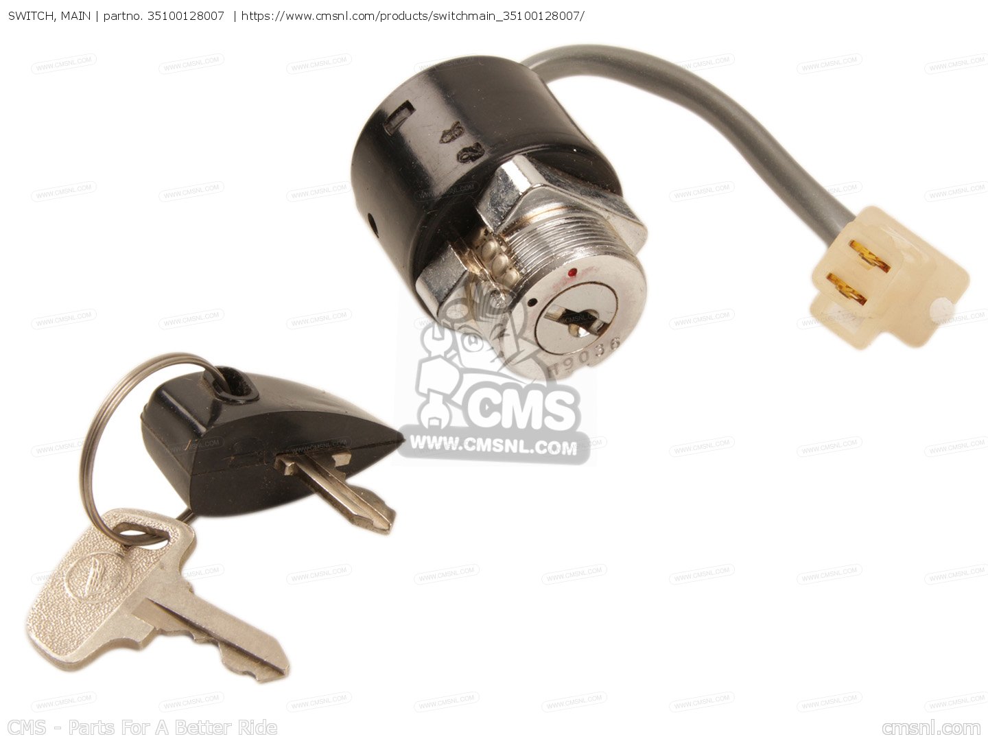 35100128007: SWITCH, MAIN Honda - buy the 35100-128-007 at CMSNL