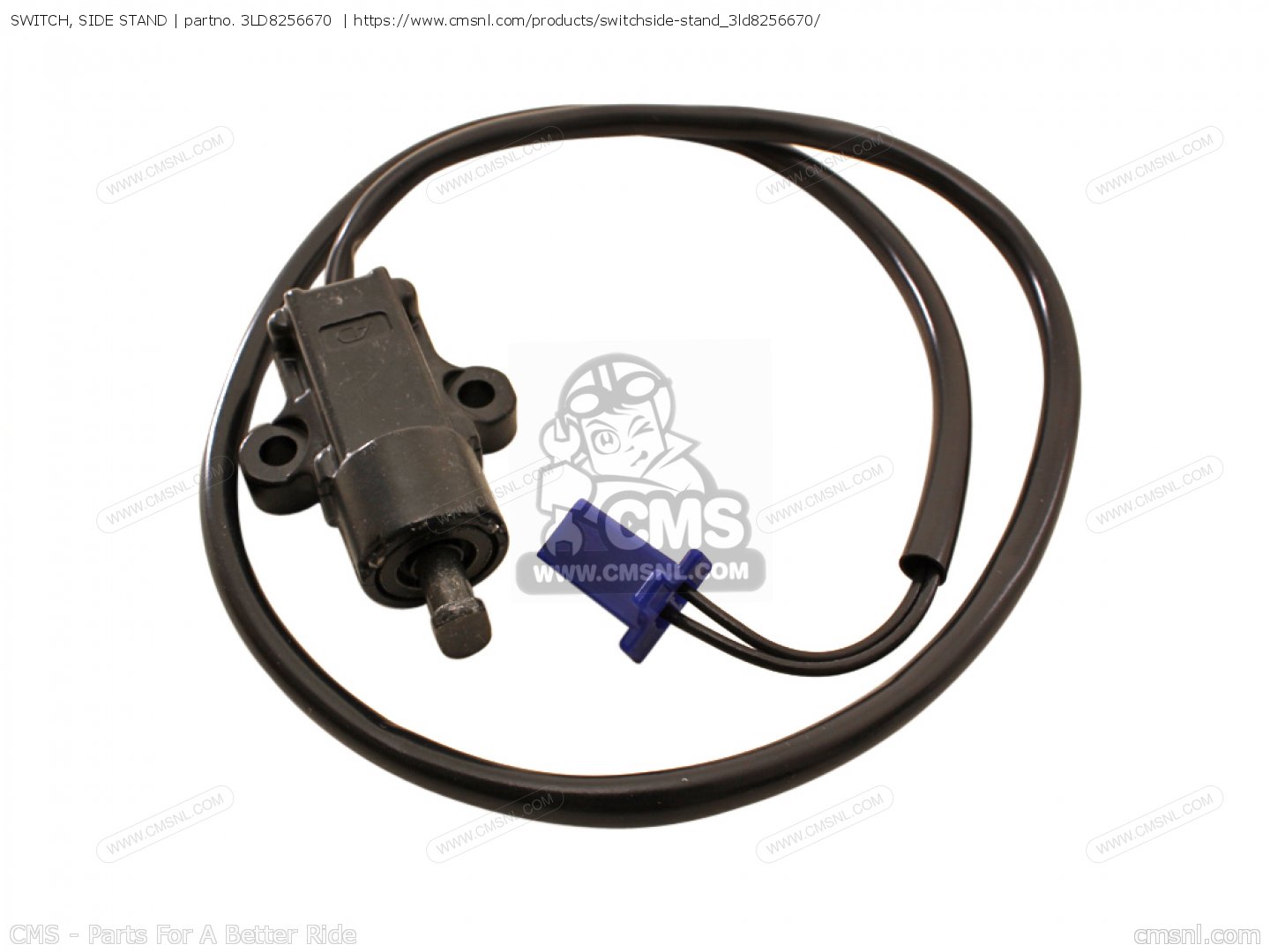 3LD8256670: SWITCH, SIDE STAND Yamaha - buy the 3LD-82566-70-00 at CMSNL