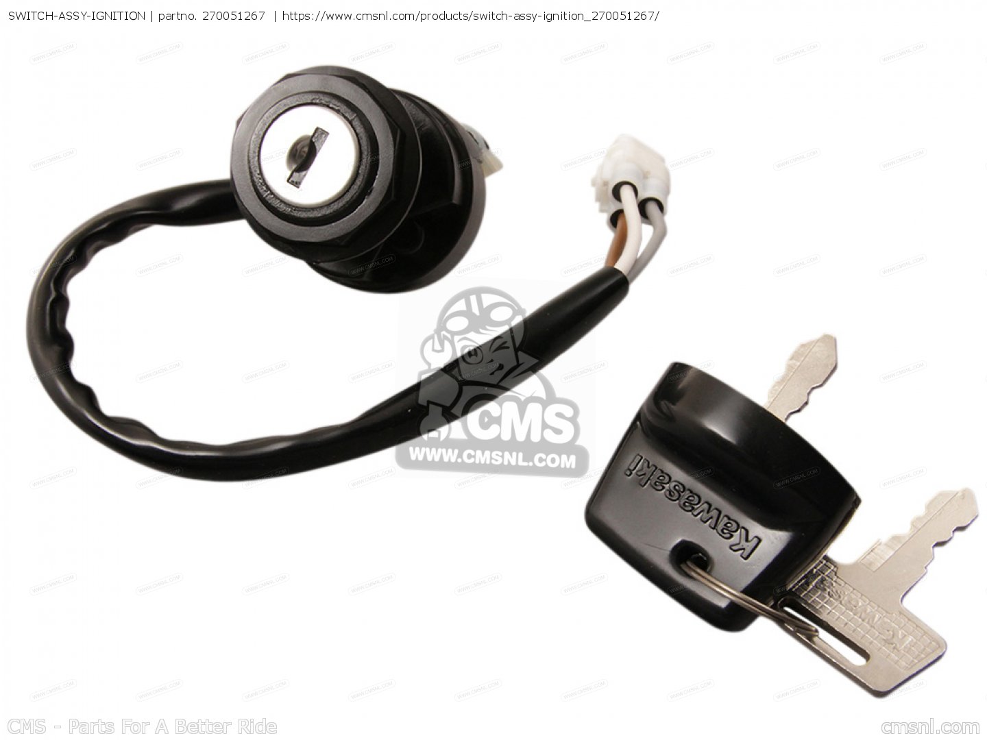 270051267: SWITCH-ASSY-IGNITION Kawasaki - buy the 270051267 at CMSNL