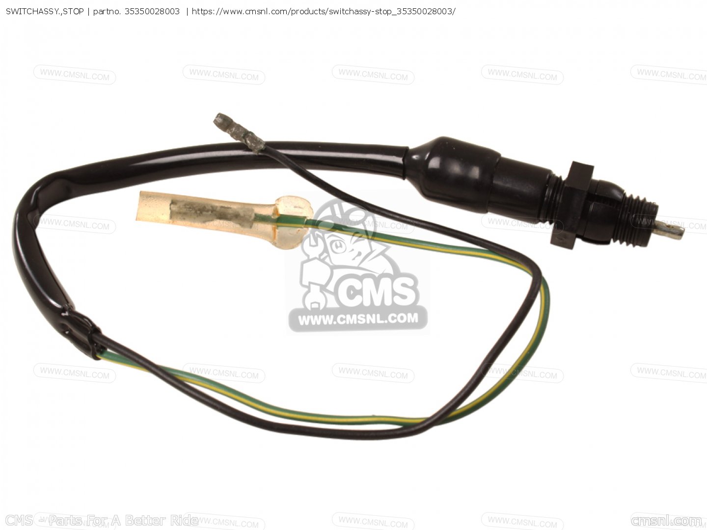 35350028003: SWITCHASSY.,STOP Honda - buy the 35350-028-003 at CMSNL