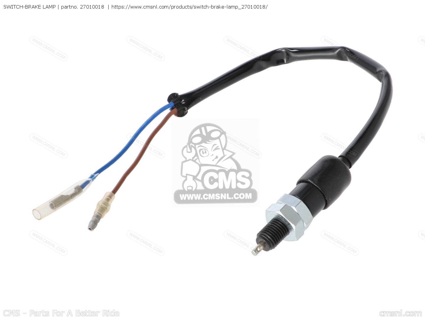 27010018: SWITCH-BRAKE LAMP Kawasaki - buy the 27010-018 at CMSNL