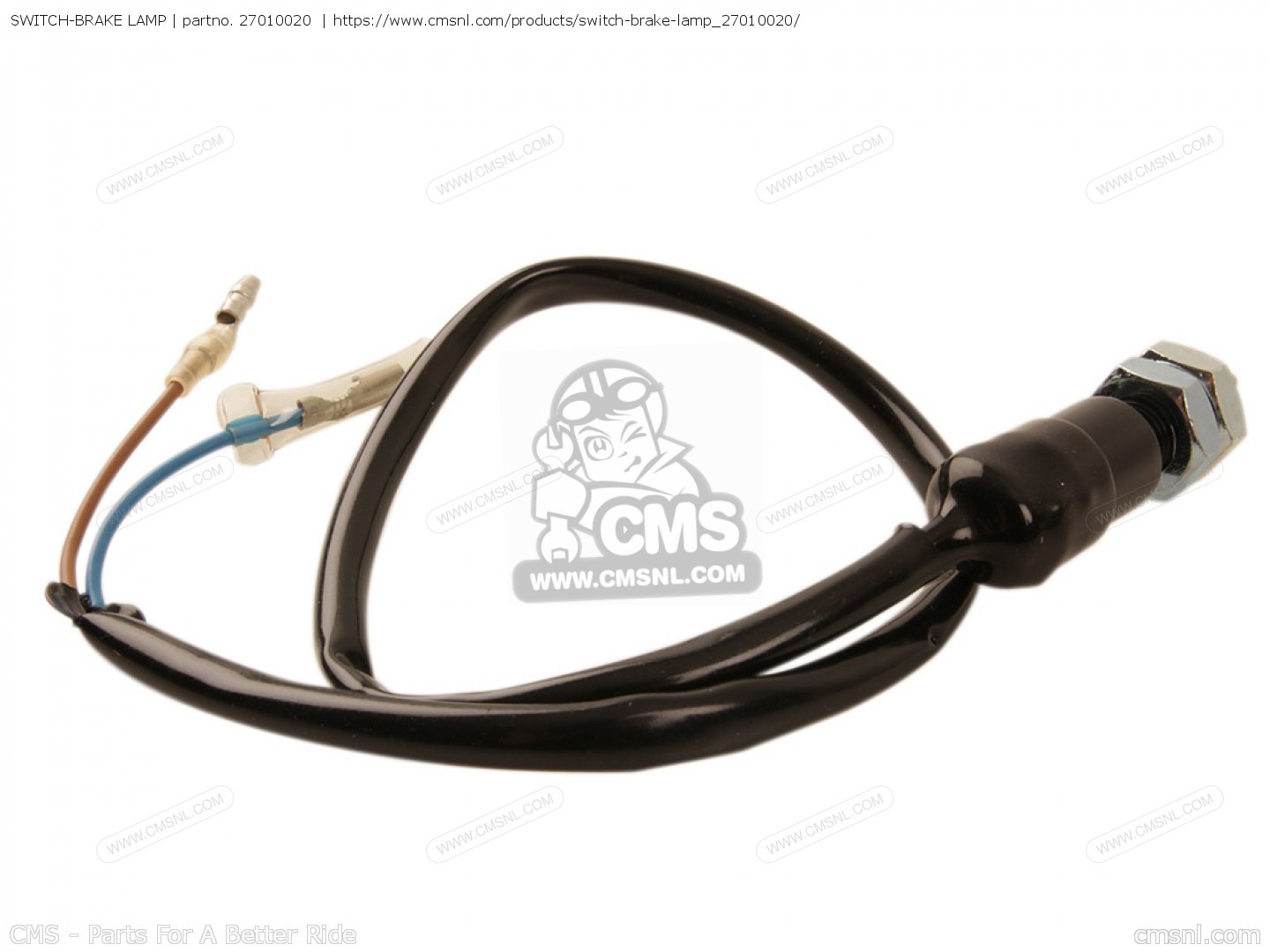 27010020: SWITCH,BRAKE LAMP Kawasaki - buy the 27010-020 at CMSNL