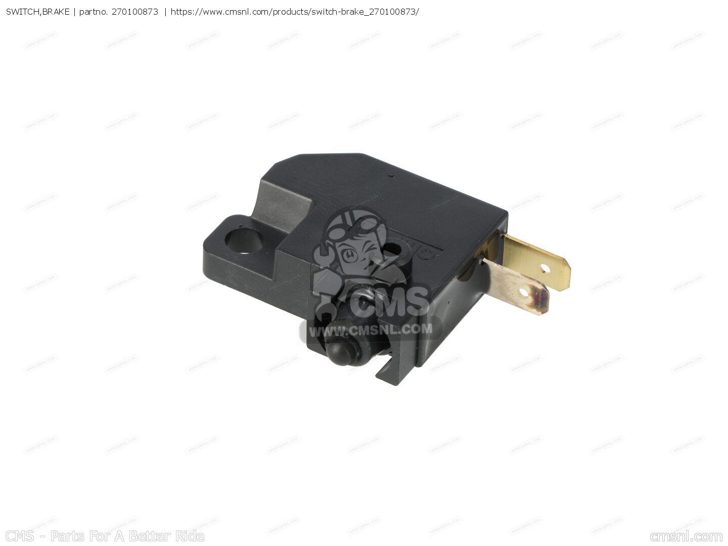 270100873: Switch,brake Kawasaki - buy the 27010-0873 at CMSNL