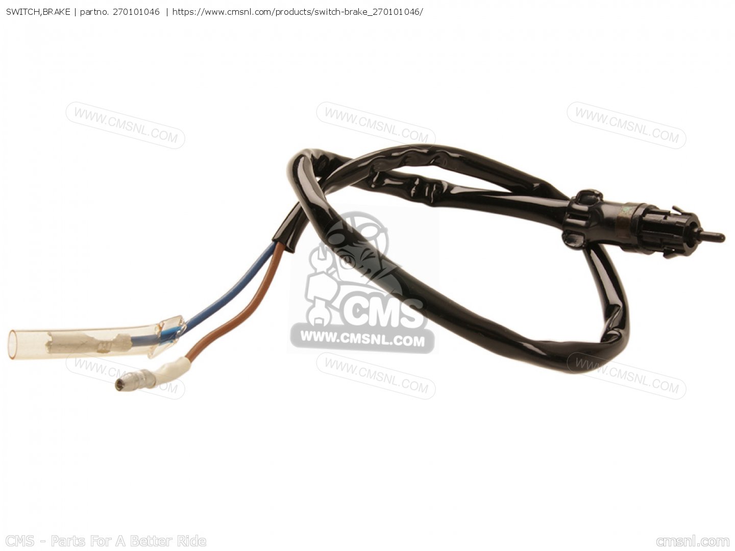 270101046: Switch,brake Kawasaki - buy the 27010-1046 at CMSNL