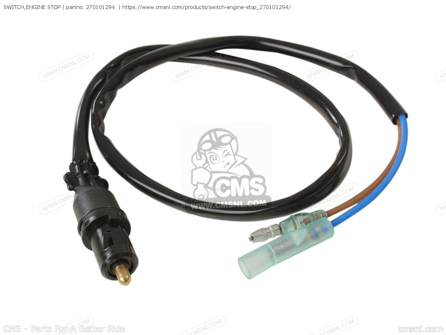 270101294：SWITCH,BRAKE Kawasaki - CMSNLで27010-1294を購入する。