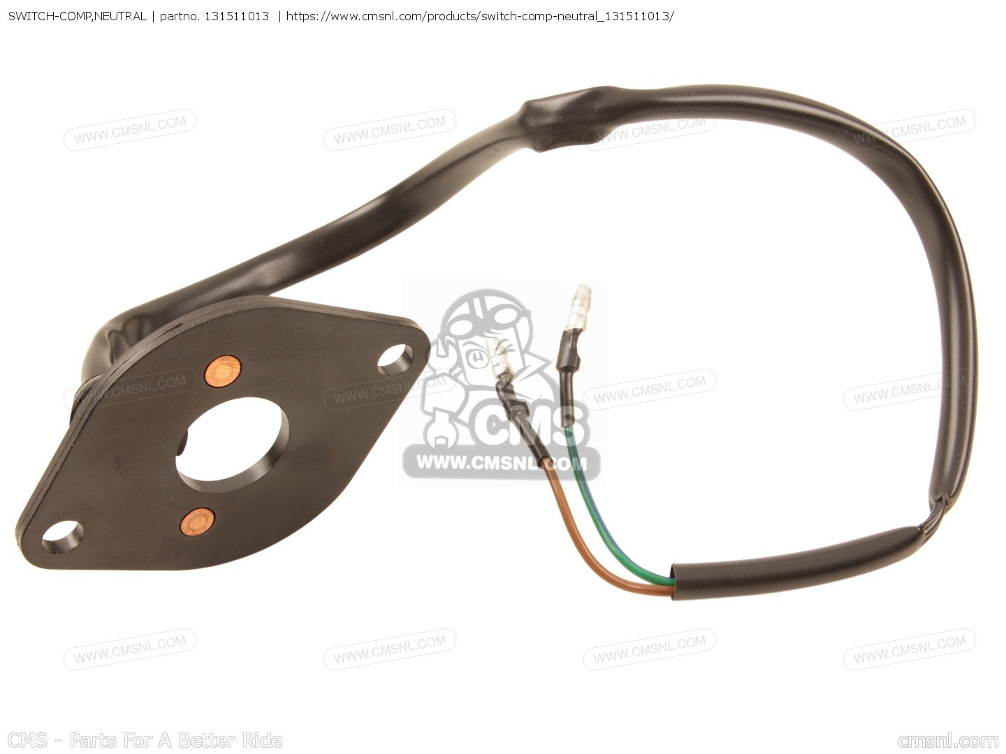 131511013: SWITCH-COMP,NEUTRAL Kawasaki - buy the 13151-1013 at CMSNL