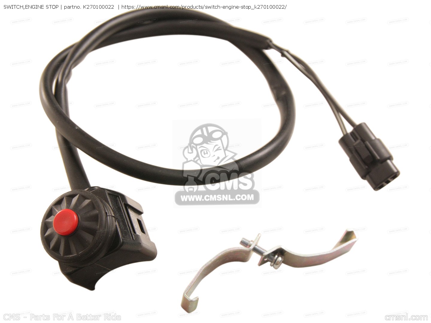 K270100022: SWITCH,ENGINE STOP Suzuki - buy the K2701-00022 at CMSNL