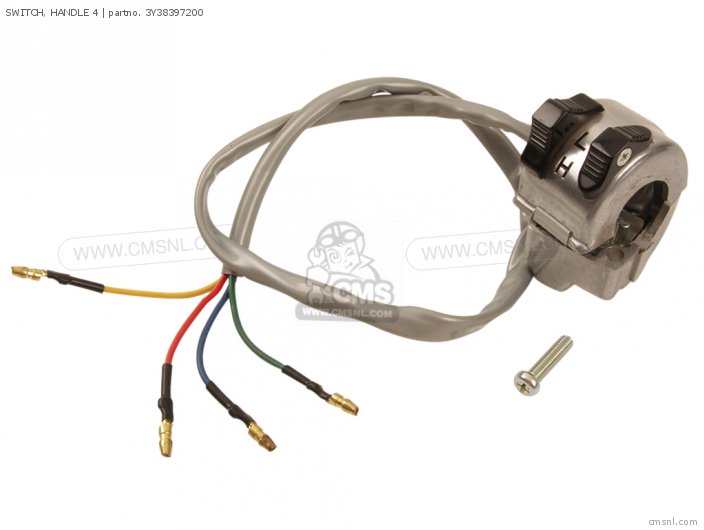 3Y38397200: Switch, Handle 4 Yamaha - buy the 3Y3-83972-00-00 at CMSNL