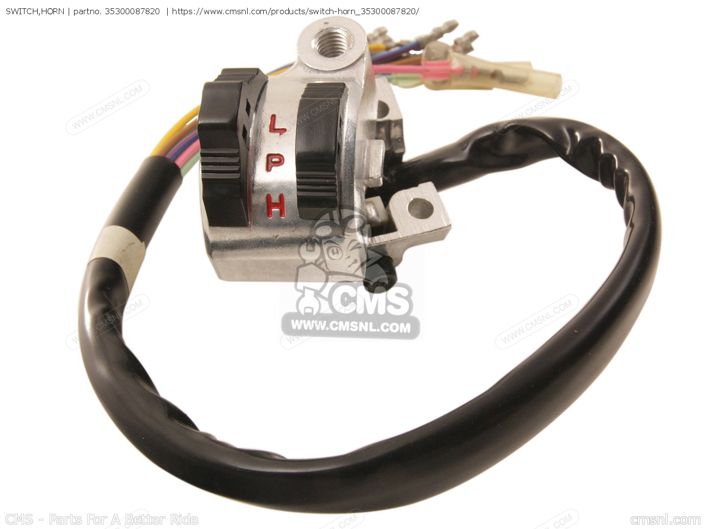 35300087820: SWITCH,HORN Honda - buy the 35300-087-820 at CMSNL