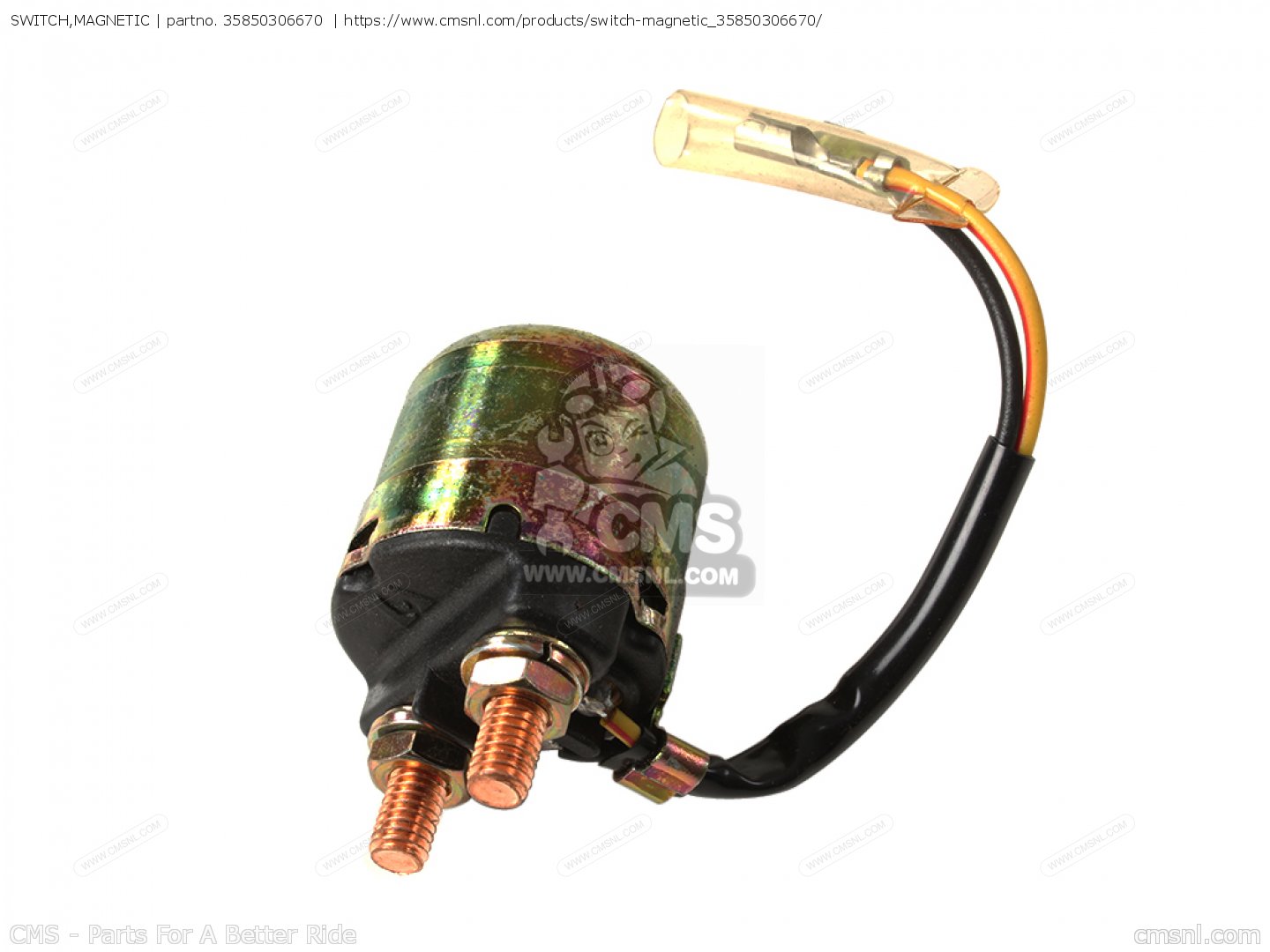 35850306670: SWITCH,MAGNETIC Honda - buy the 35850-306-670 at CMSNL