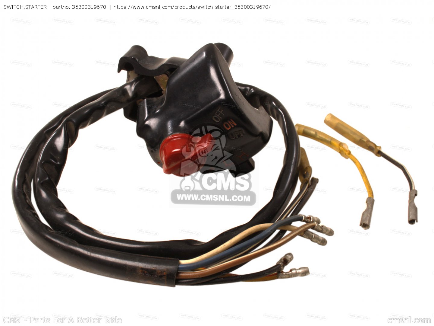 35300319670: Switch,starter Honda - buy the 35300-319-670 at CMSNL