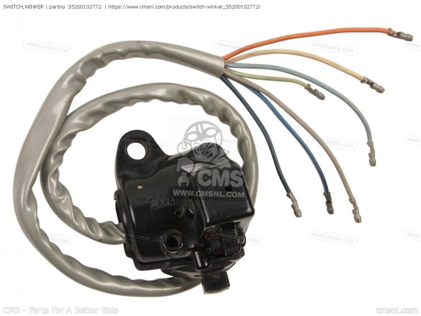 35200102772: SWITCH,WINKER Honda - buy the 35200-102-772 at CMSNL