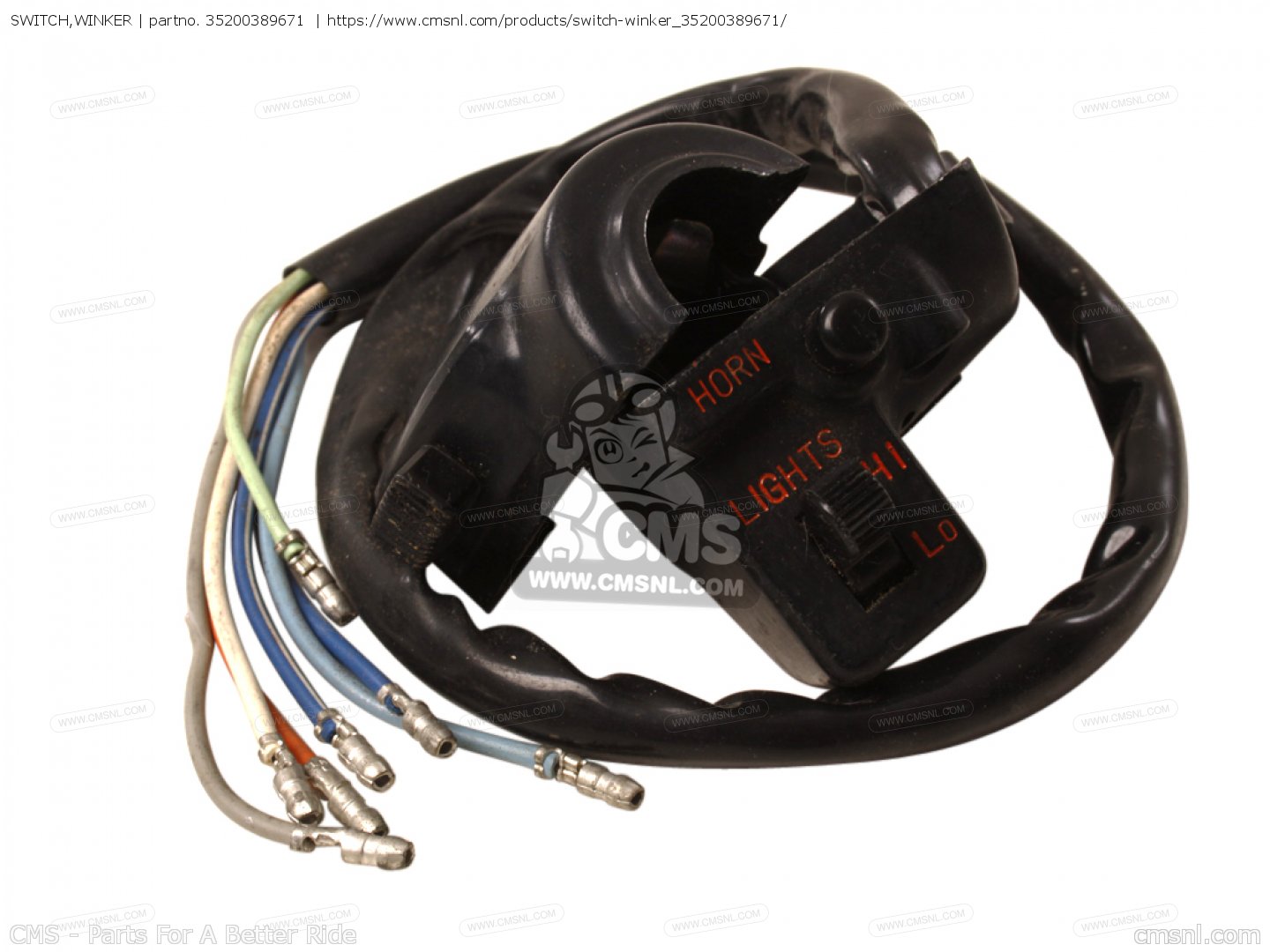 SWITCH,WINKER for Honda - order at CMSNL