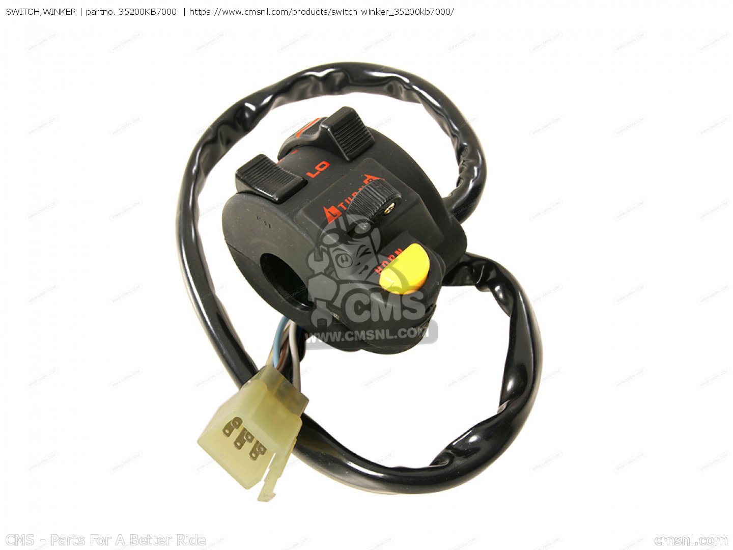 35200KB7000: SWITCH,WINKER Honda - buy the 35200-KB7-000 at CMSNL