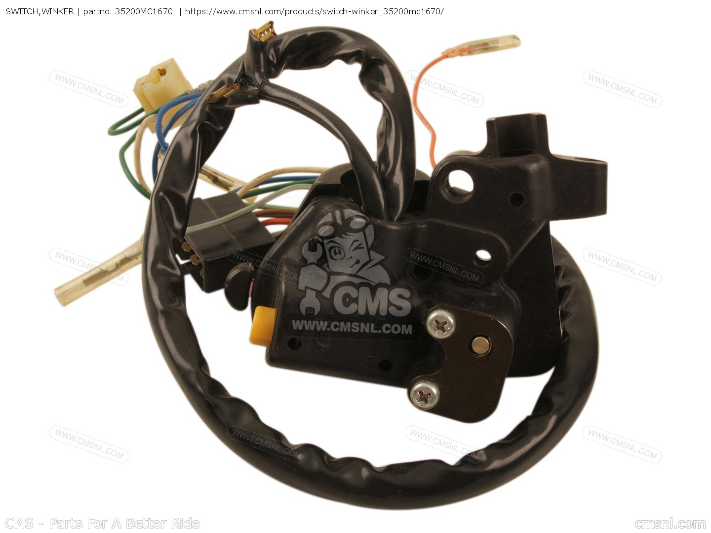 35200MC1670: SWITCH,WINKER Honda - buy the 35200-MC1-670 at CMSNL