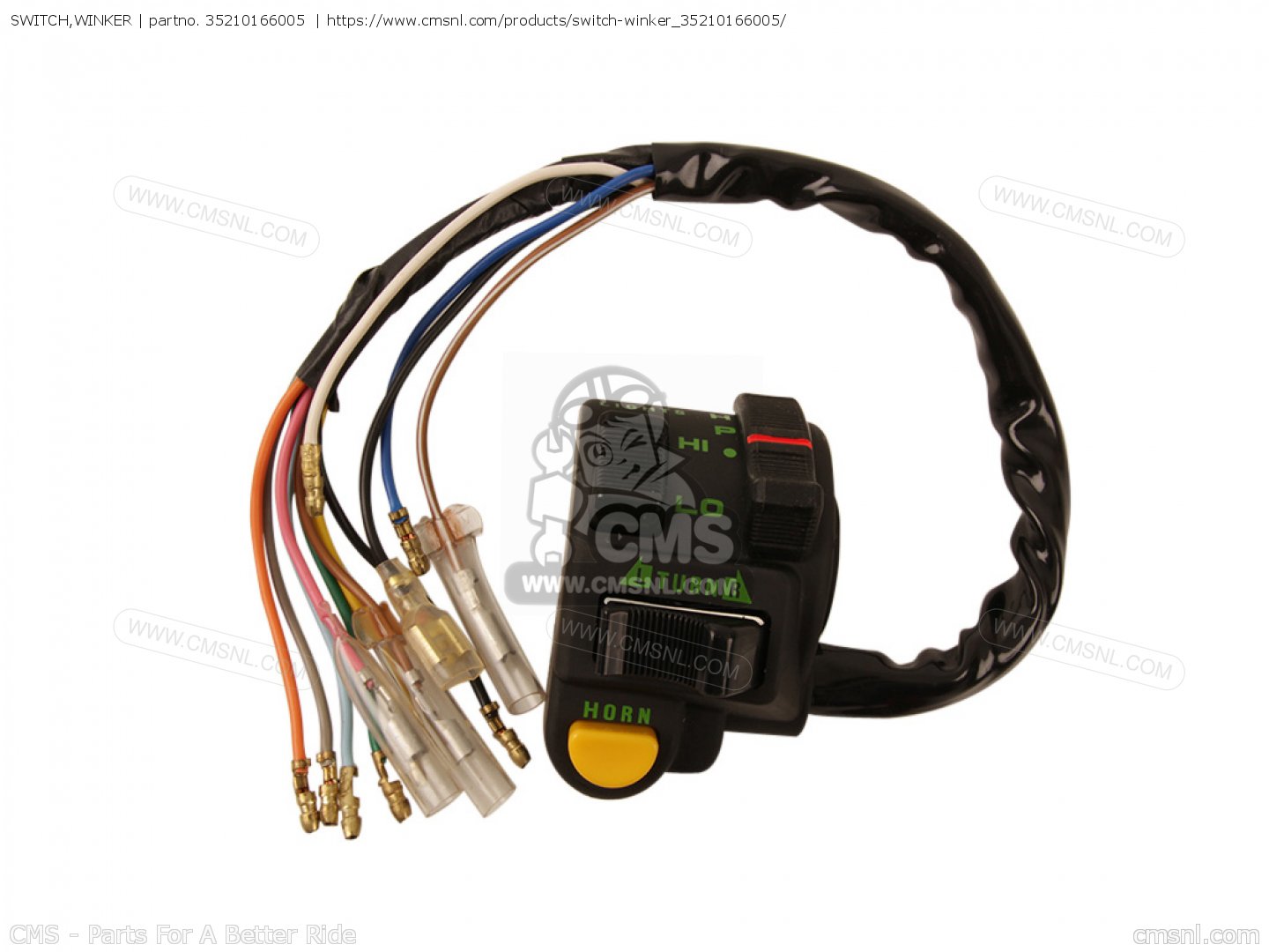 35210166005: SWITCH,WINKER Honda - buy the 35210-166-005 at CMSNL