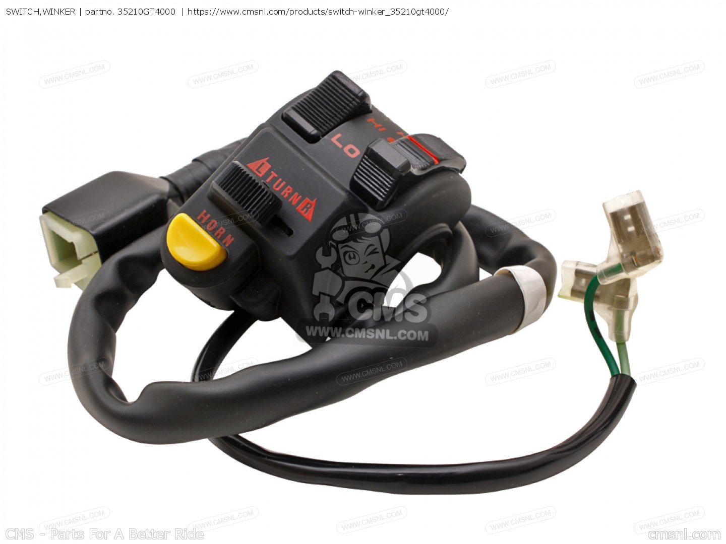 35210GT4000: SWITCH,WINKER Honda - buy the 35210-GT4-000 at CMSNL