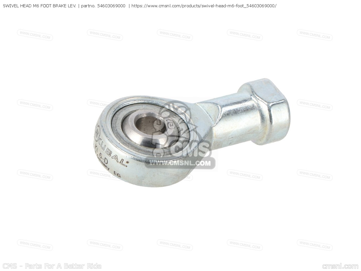 54603069000: SWIVEL HEAD M6 FOOT BRAKE LEV. KTM - buy the 54603069000 ...