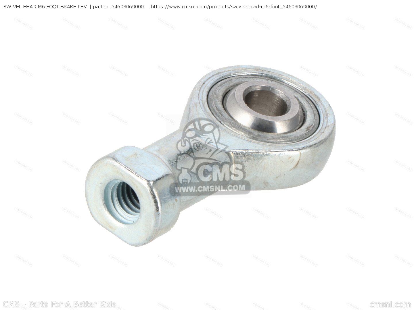 SWIVEL HEAD M6 FOOT BRAKE LEV. for KTM - order at CMSNL
