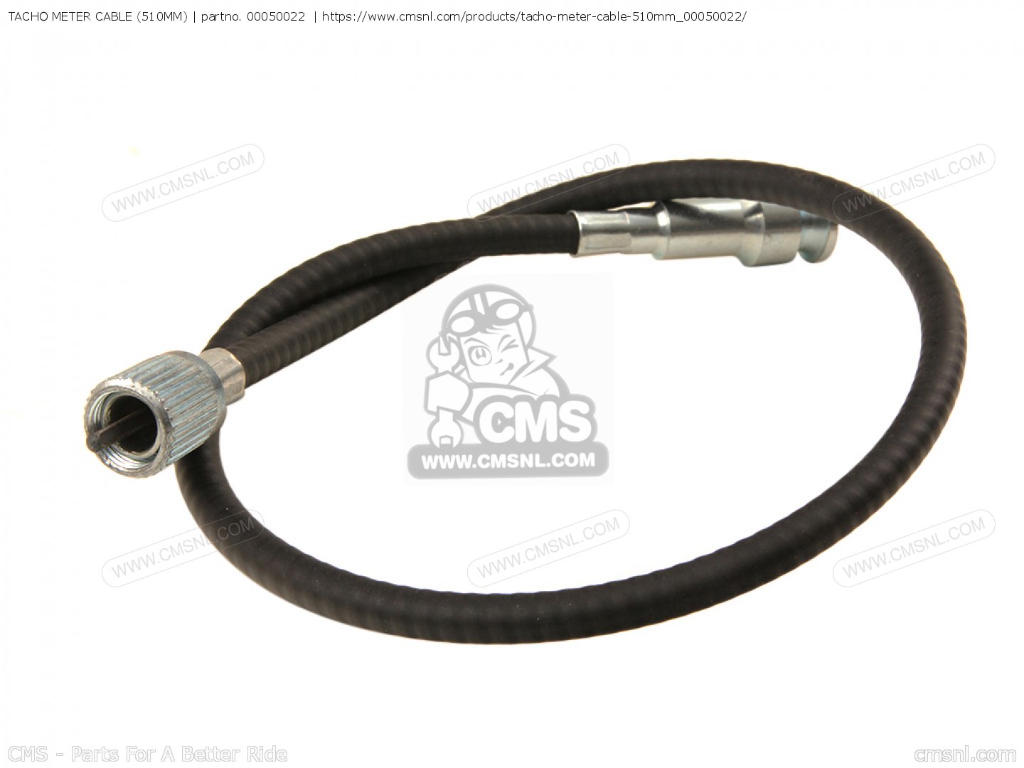 00050022: TACHO METER CABLE (510MM) Takegawa - buy the 00-05-0022 at CMSNL