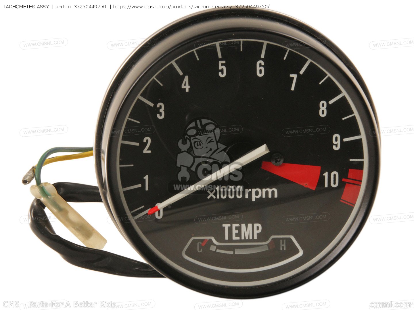 37250449750: Tachometer Assy. Honda - buy the 37250-449-750 at CMSNL