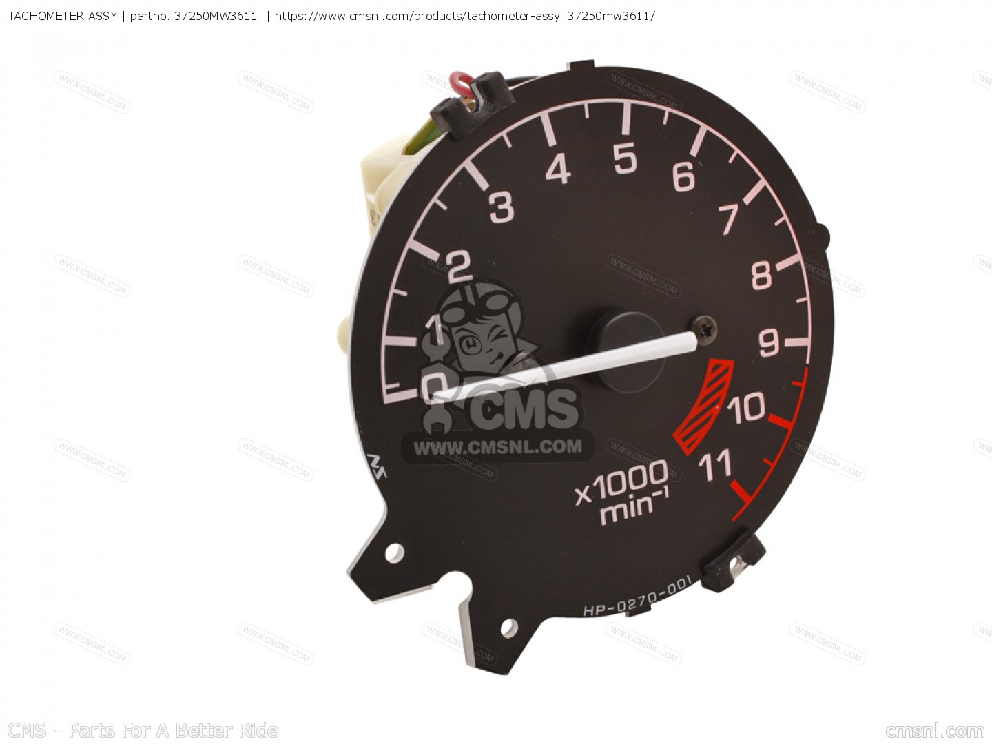 37250MW3611: Tachometer Assy Honda - buy the 37250-MW3-611 at CMSNL