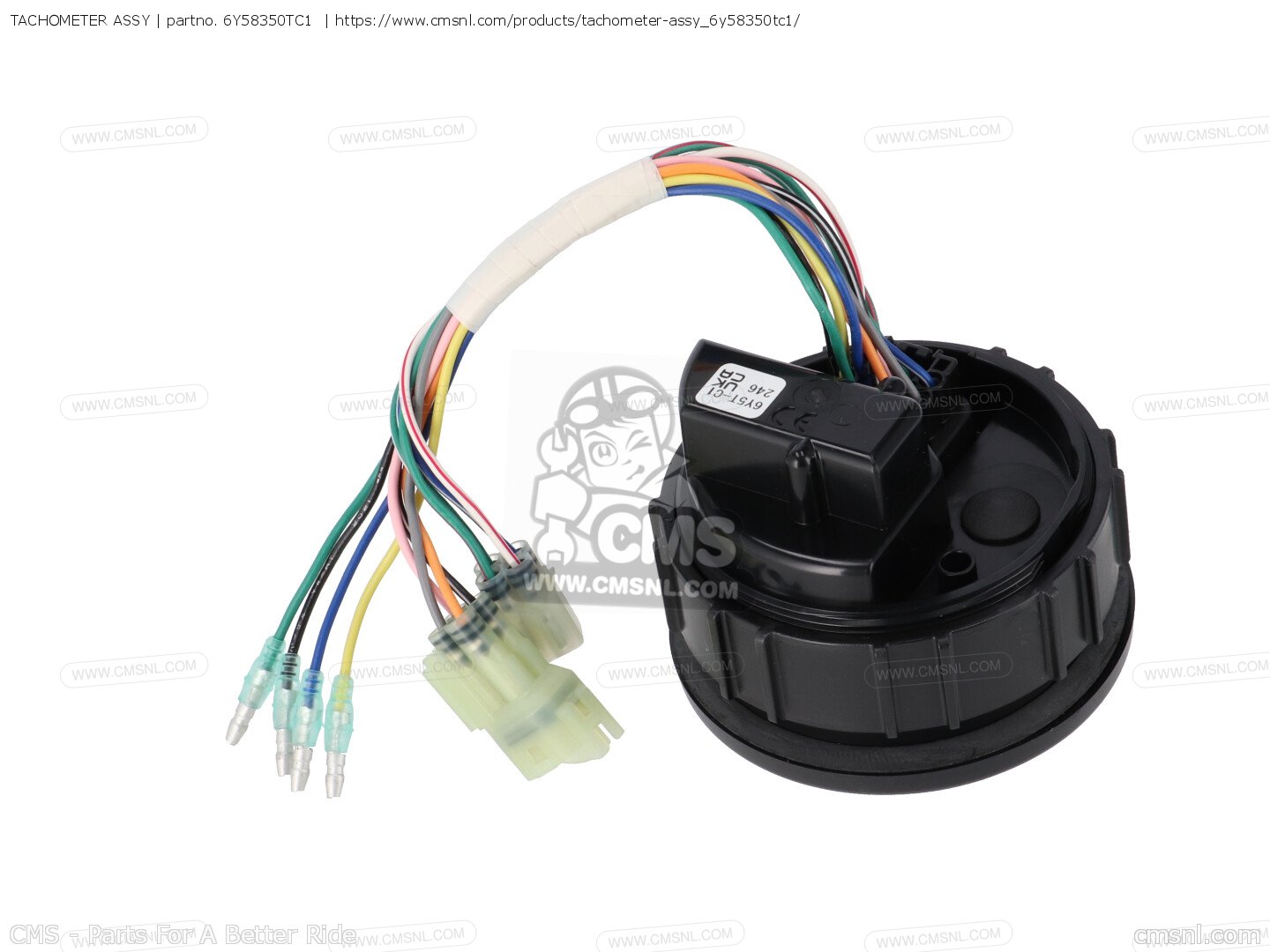 6Y58350TC1: TACHOMETER ASSY Yamaha - buy the 6Y5-8350T-C1-00 at CMSNL