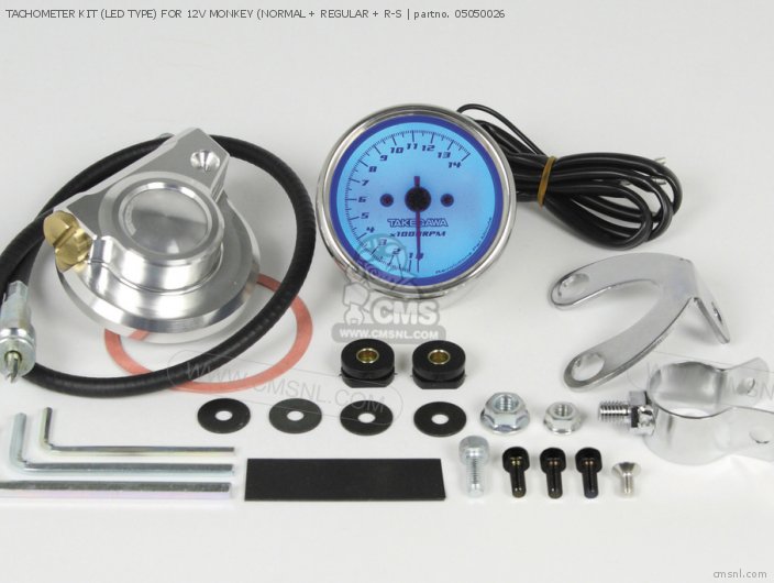 05050026: TACHOMETER KIT (LED TYPE) FOR 12V MONKEY (NORMAL + REGULAR ...