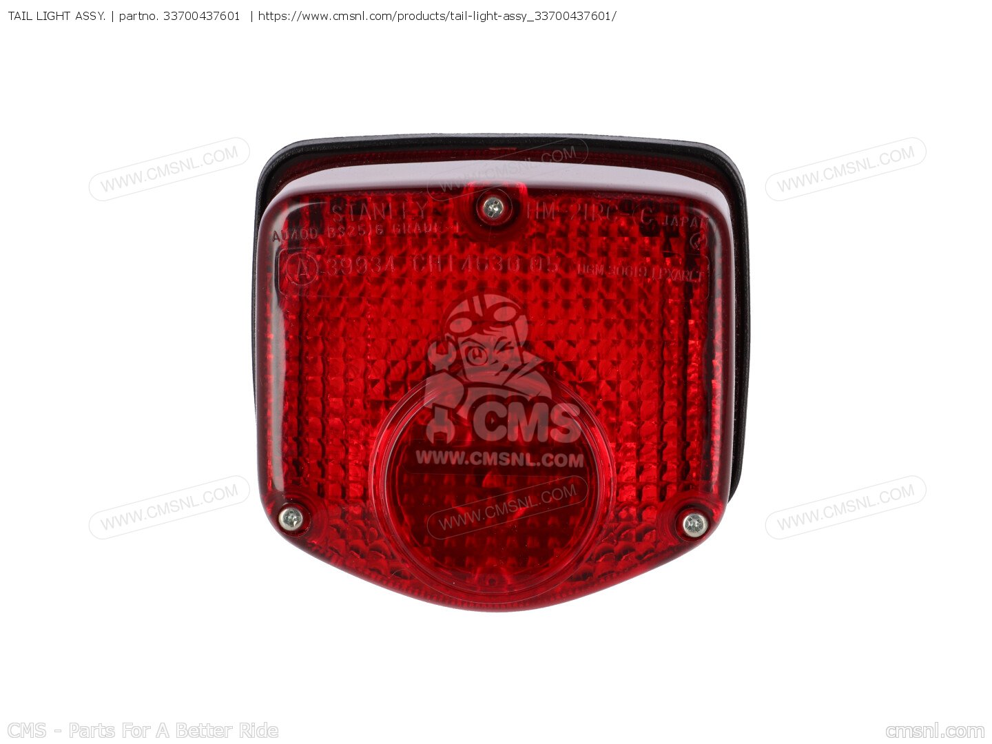 33700437601: TAIL LIGHT ASSY. Honda - buy the 33700-437-601 at CMSNL