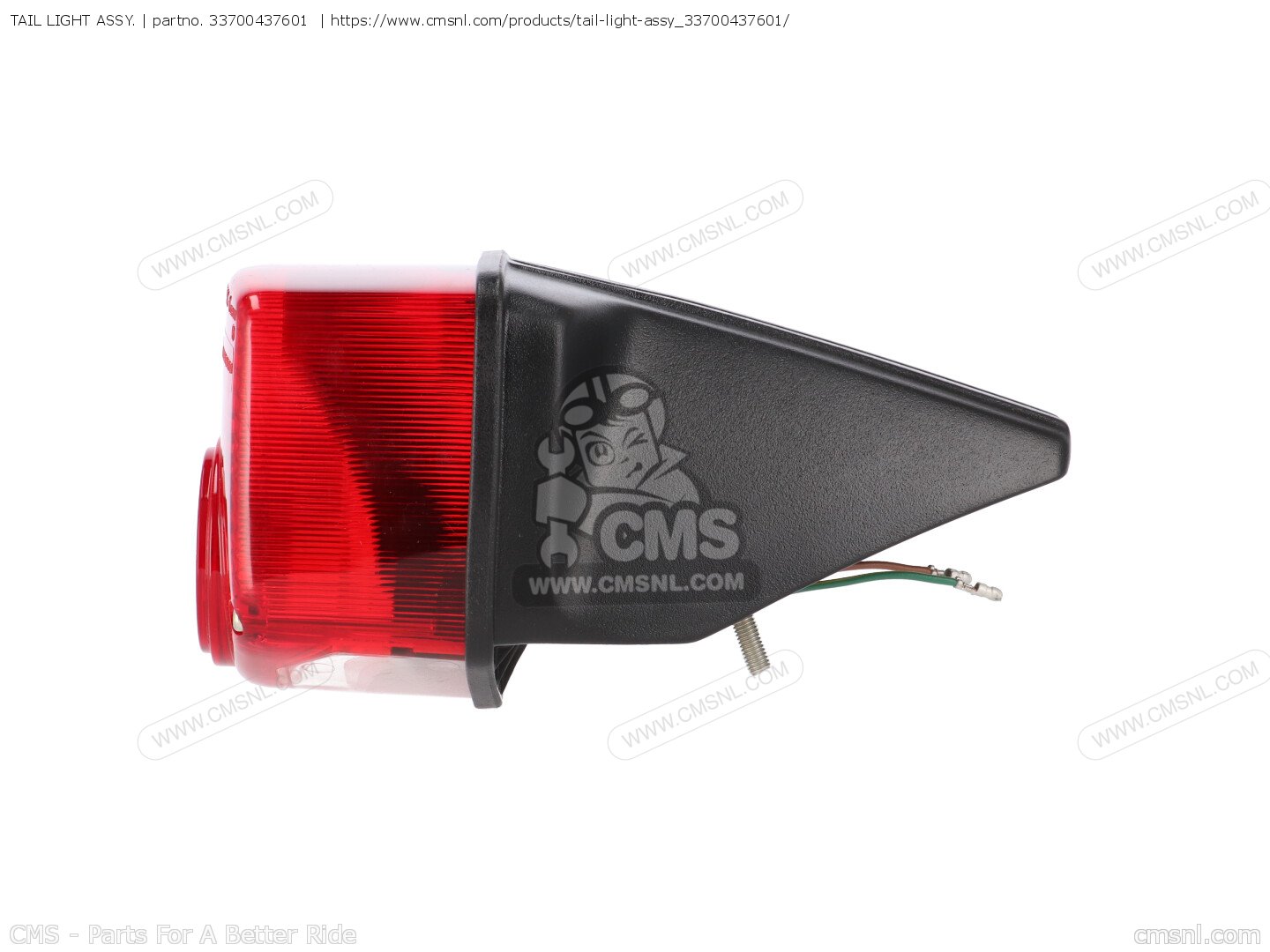 33700437601: TAIL LIGHT ASSY. Honda - buy the 33700-437-601 at CMSNL