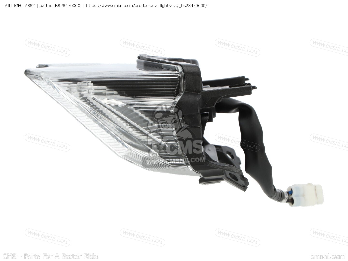 BS28470000: TAILLIGHT ASSY Yamaha - buy the BS2-84700-00-00 at CMSNL