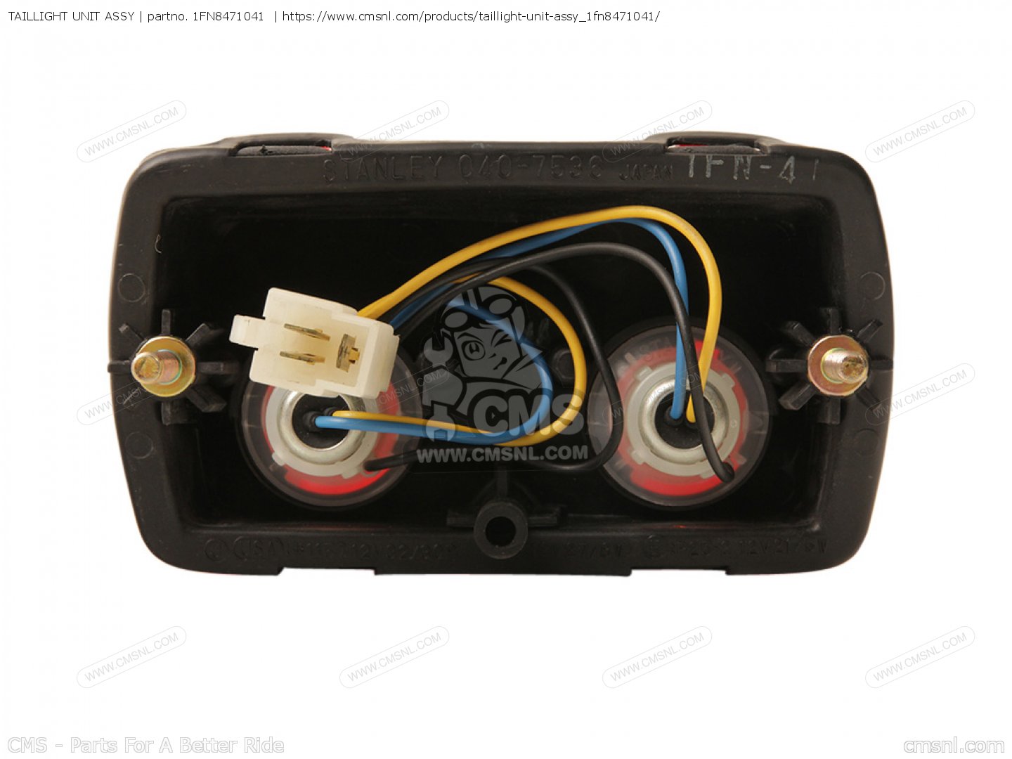1FN8471041: Taillight Unit Assy Yamaha - buy the 1FN-84710-41 at CMSNL