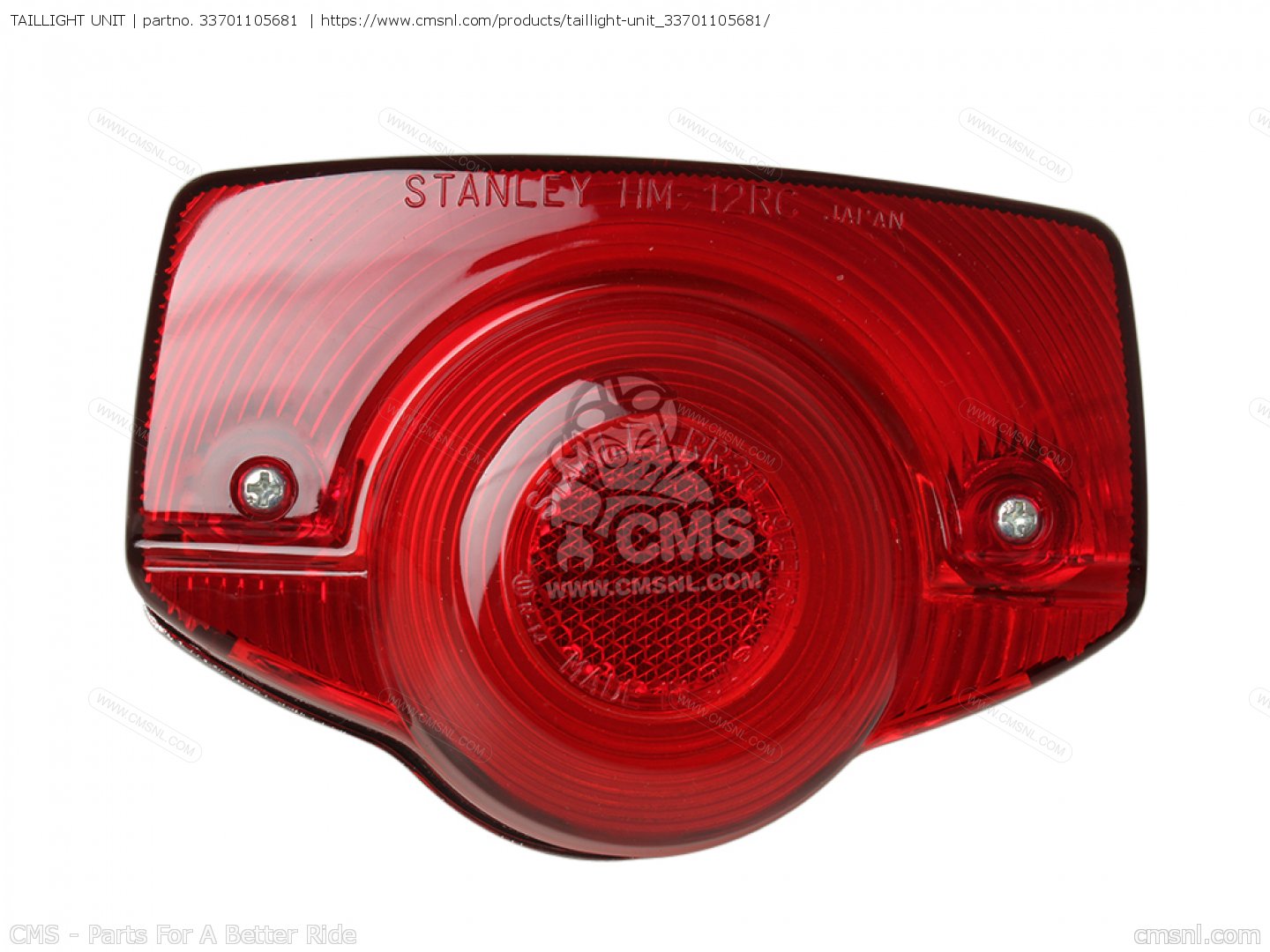 33701105681: TAILLIGHT UNIT Honda - buy the 33701-105-681 at CMSNL