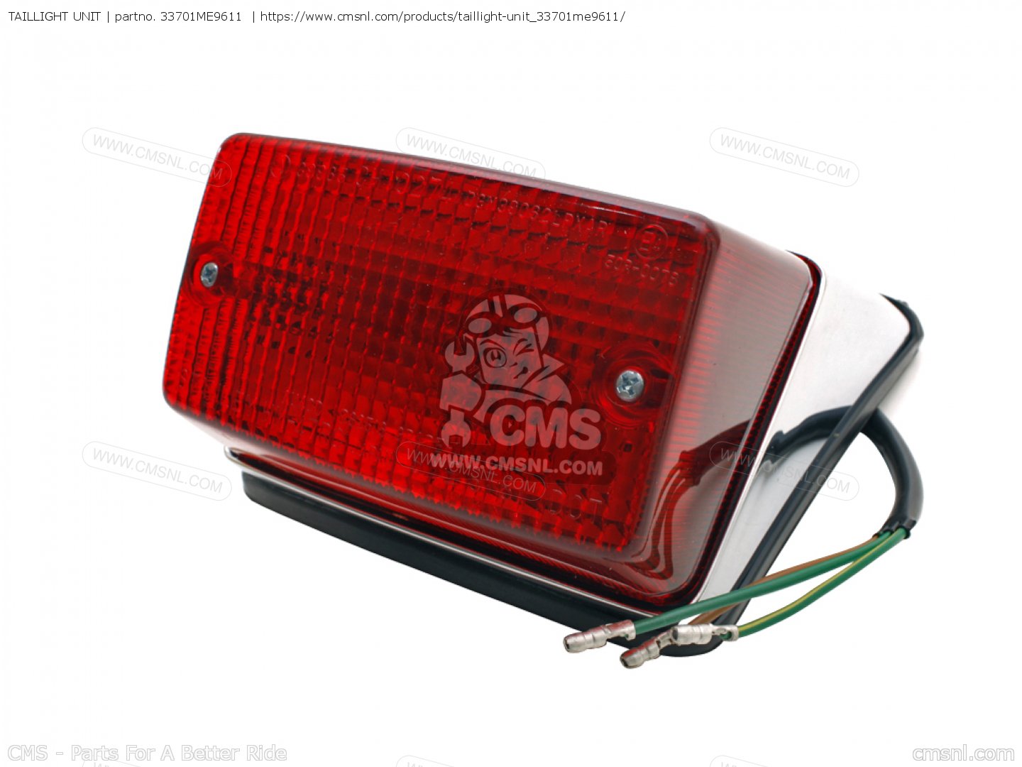 33701ME9611: TAILLIGHT UNIT Honda - buy the 33701-ME9-611 at CMSNL
