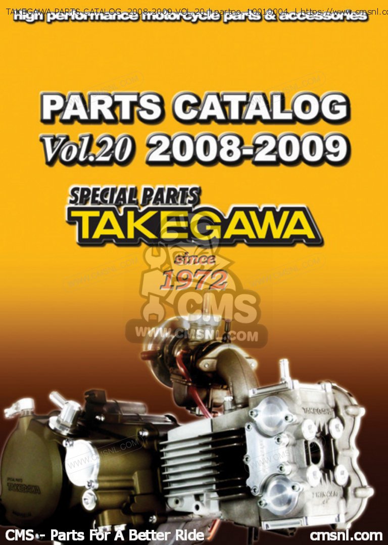 10010004: TAKEGAWA PARTS CATALOG 2008-2009 VOL.20 Takegawa - buy the 10 ...